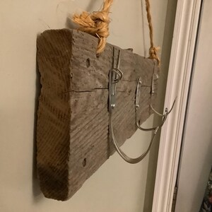 Silverplate Rack, Rustic Barn Board Coat Hooks, Recycled Silverware ...