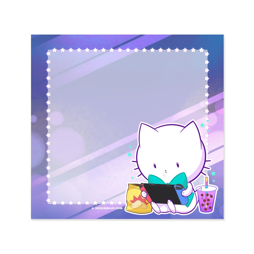 Bubble Kittea Gamer Sticky Notes - Etsy