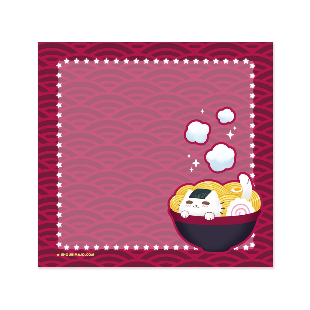 Sassy Kitties Sakura Matsuri Ramen Cat Sticky Notes - Etsy