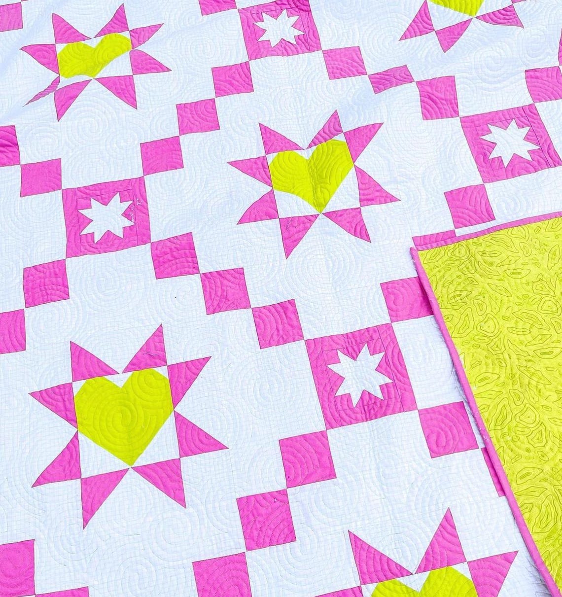Starry Hearts Quilt Pattern - Digital Download - Etsy