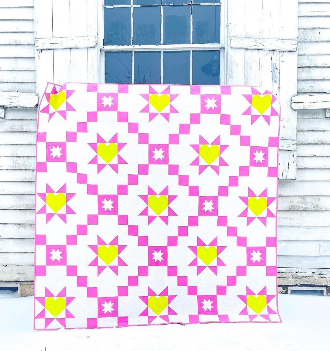 Starry Hearts Quilt Pattern - Digital Download - Etsy
