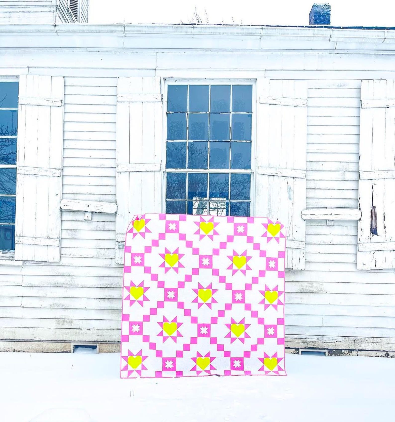 Starry Hearts Quilt Pattern - Digital Download - Etsy