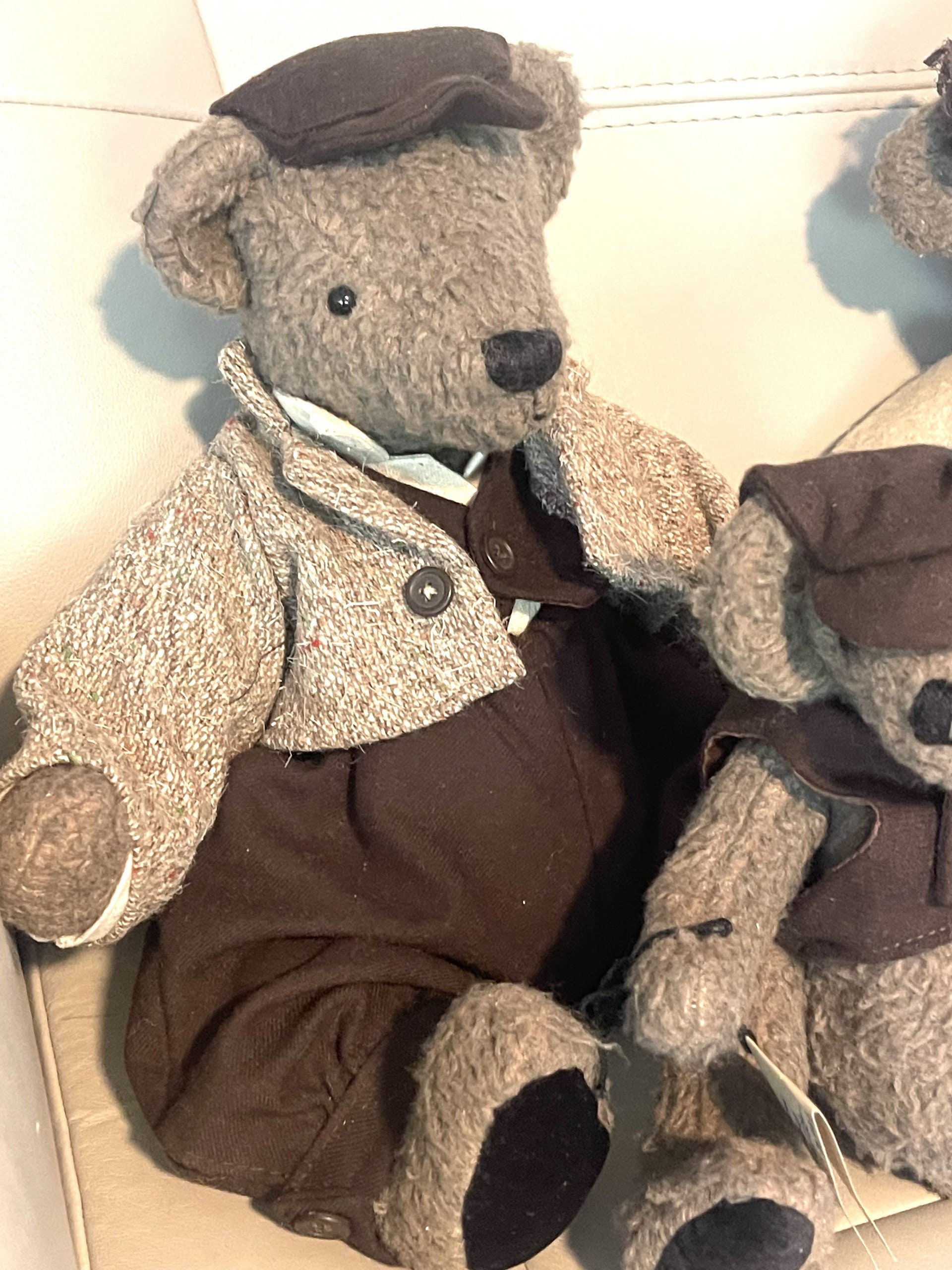 Heirloom Handmade Family of Three Teddy Bears - Etsy