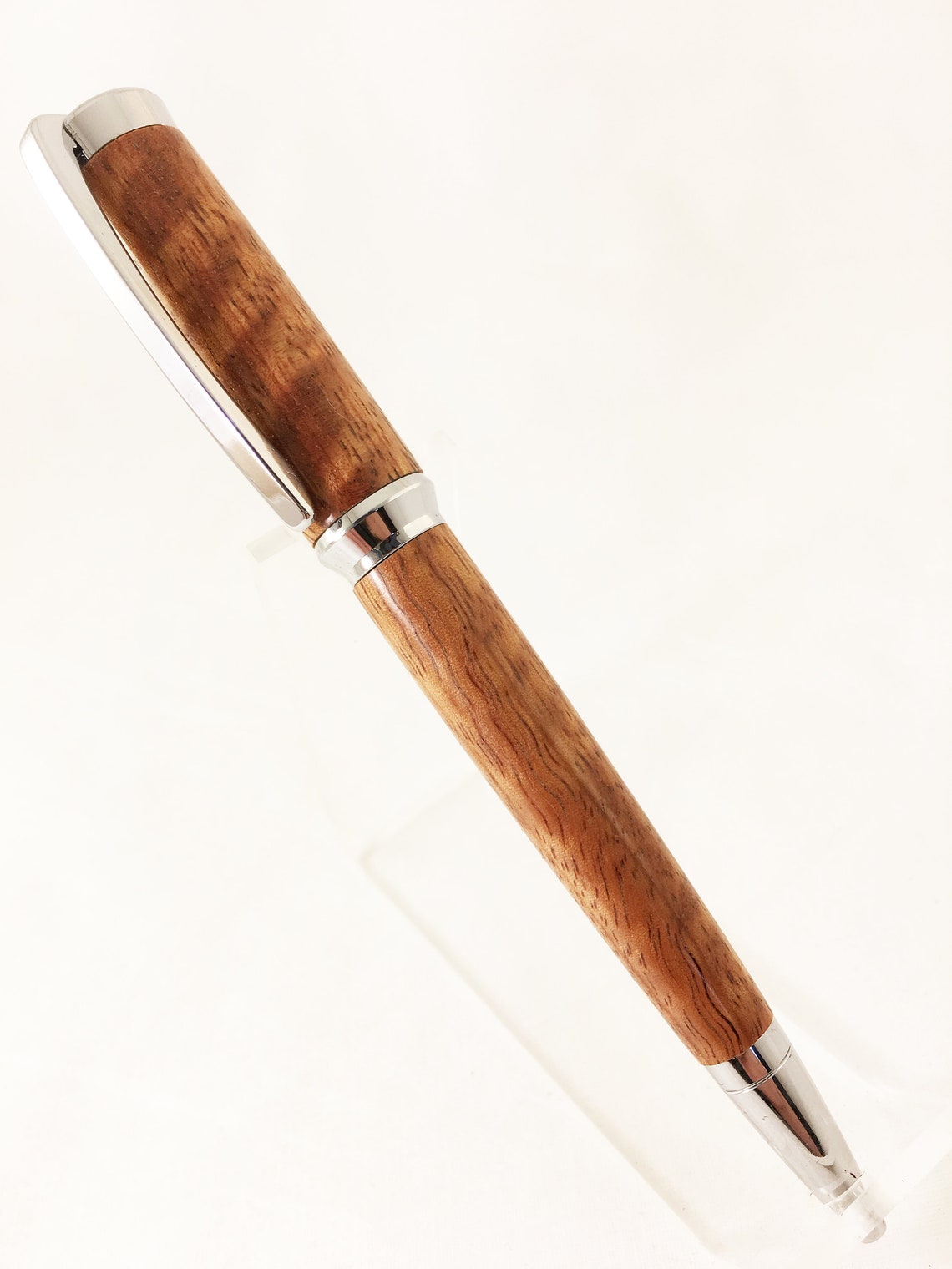 Concava Curly Pyinma asian Satinwood Wood Ball Point Wood Pen - Etsy