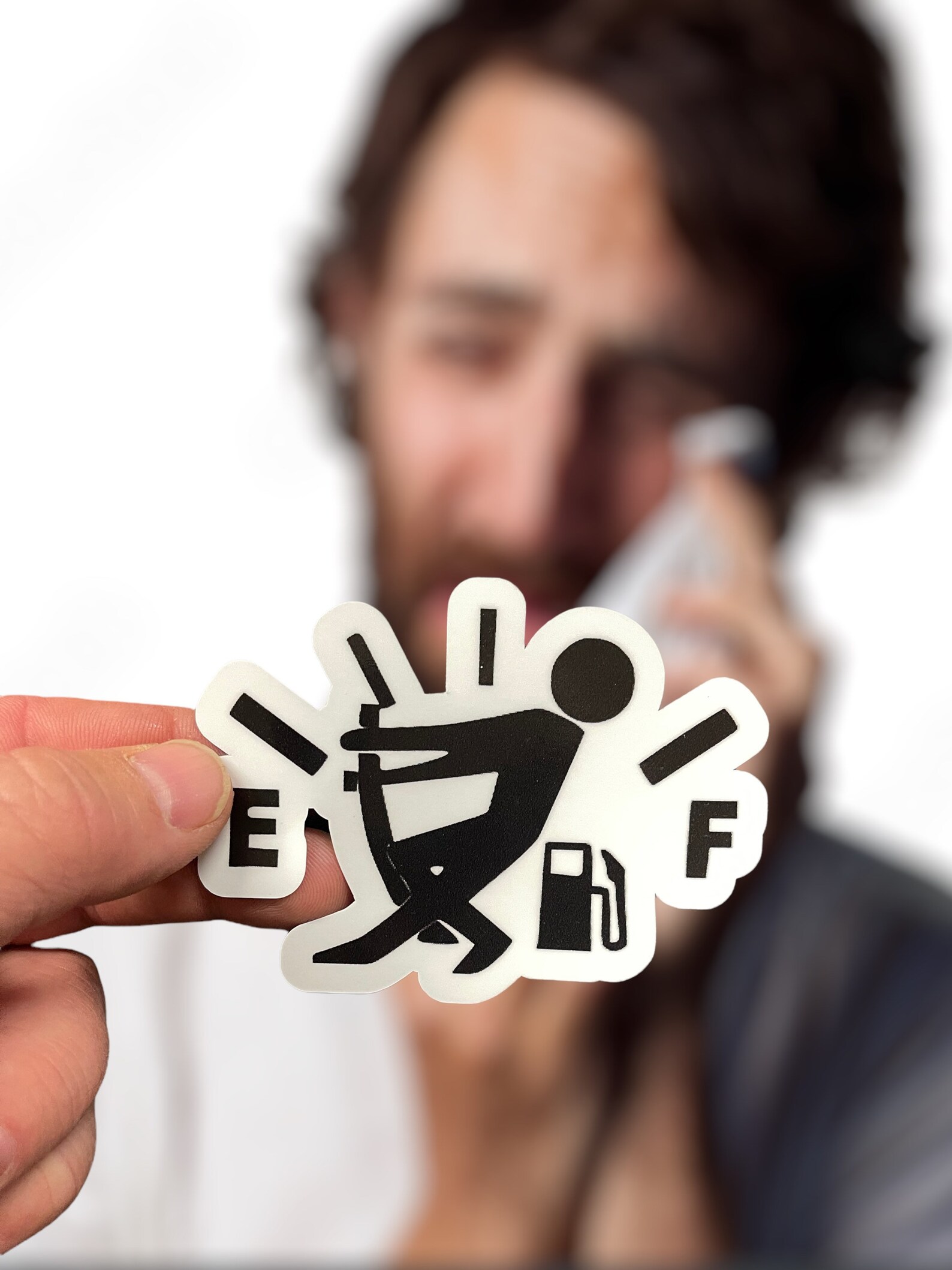 Empty Gas Gauge Sticker for Water Bottle Laptop Car Bumper Tacklebox ...