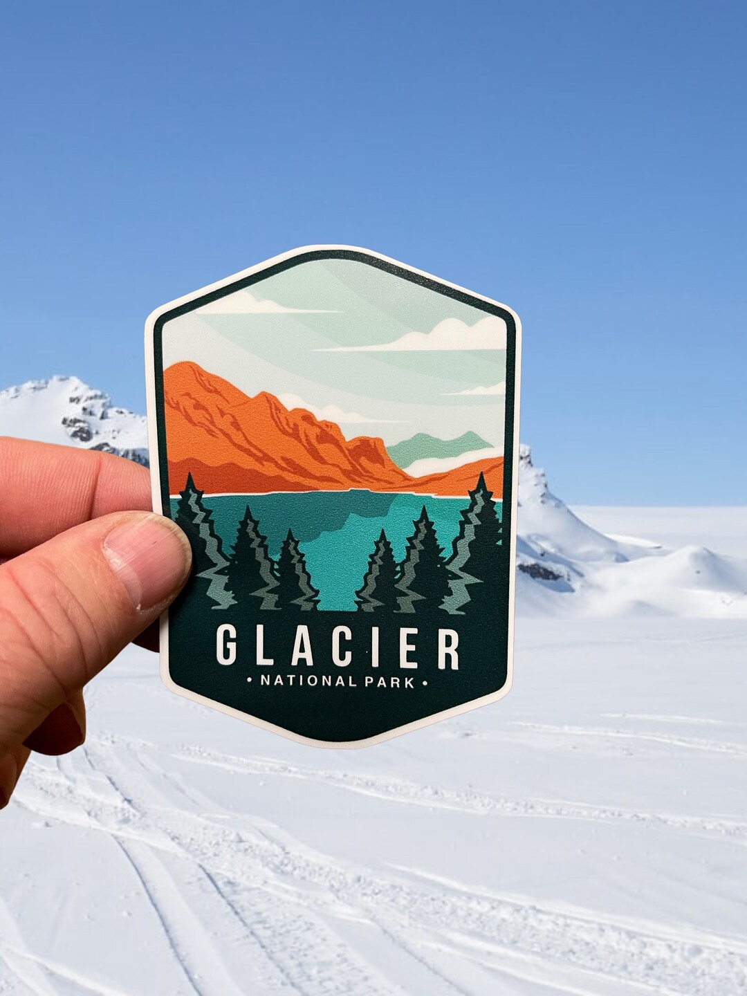 Glacier National Park - Vinyl Bumper Sticker #285 - Etsy