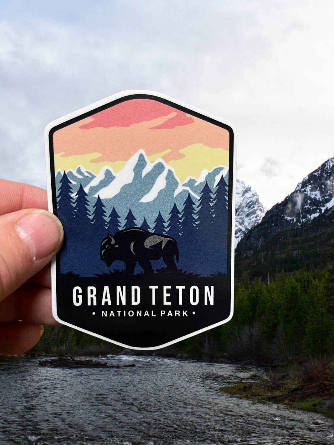 Grand Teton National Park - Vinyl Bumper Sticker #304 - Etsy