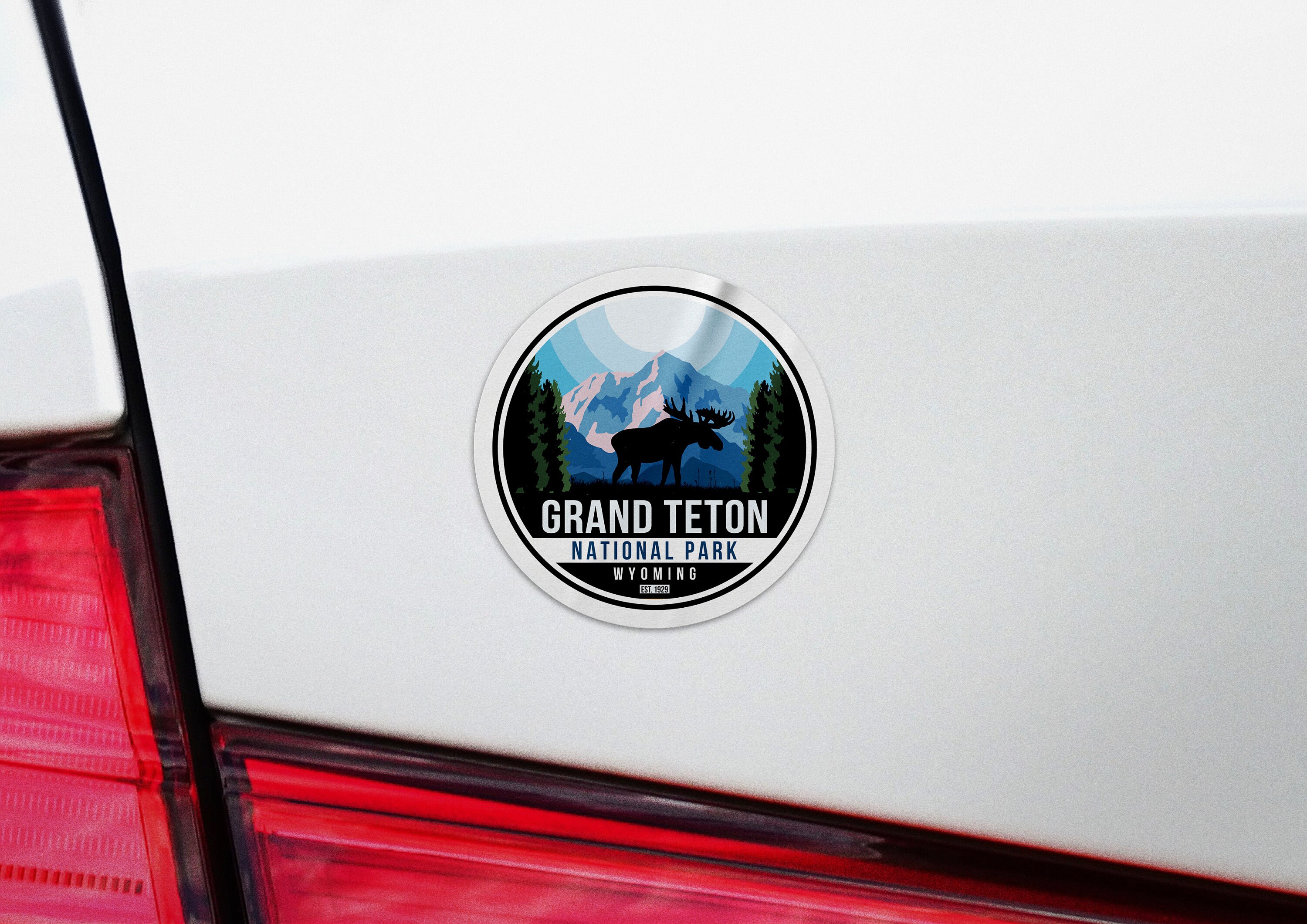 Grand Teton National Park Sticker - Vinyl Sticker, UV Resistant Decal ...