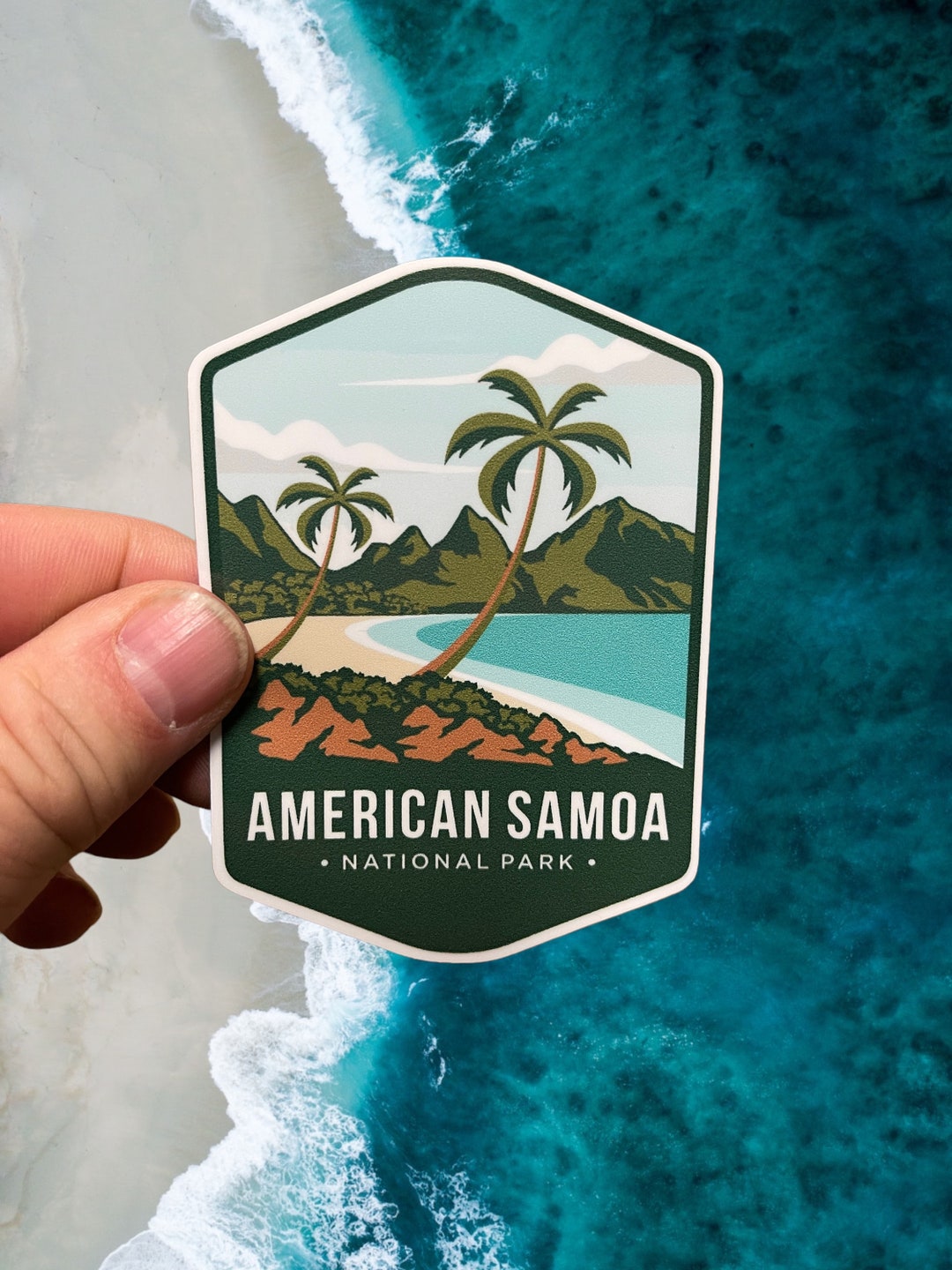 American Samoa National Park - Vinyl Bumper Sticker - Etsy