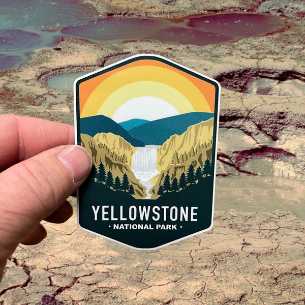 Yellowstone National Park Bumper Sticker - Etsy