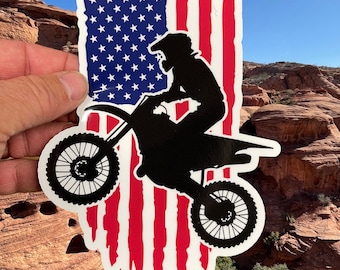 American Flag Bike Decal - Etsy