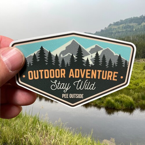 Funny Adventure Water Bottle Laptop Sticker Cooler Sticker Car - Etsy