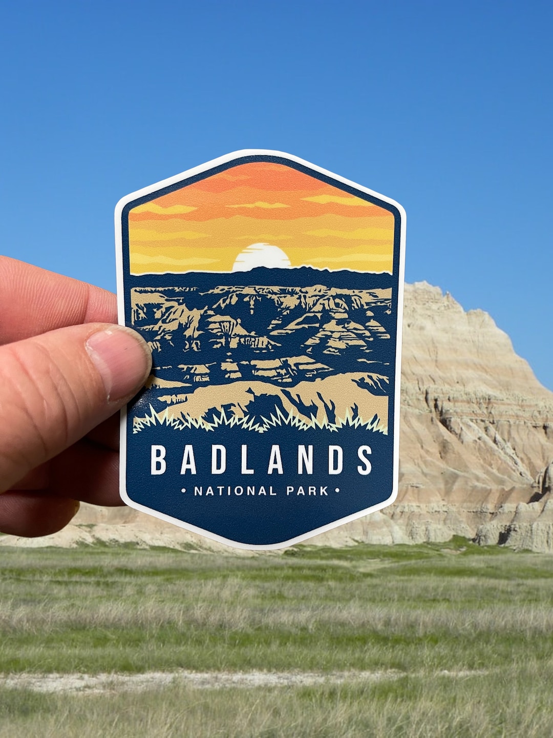 Badlands National Park - Vinyl Bumper Sticker #276 - Etsy