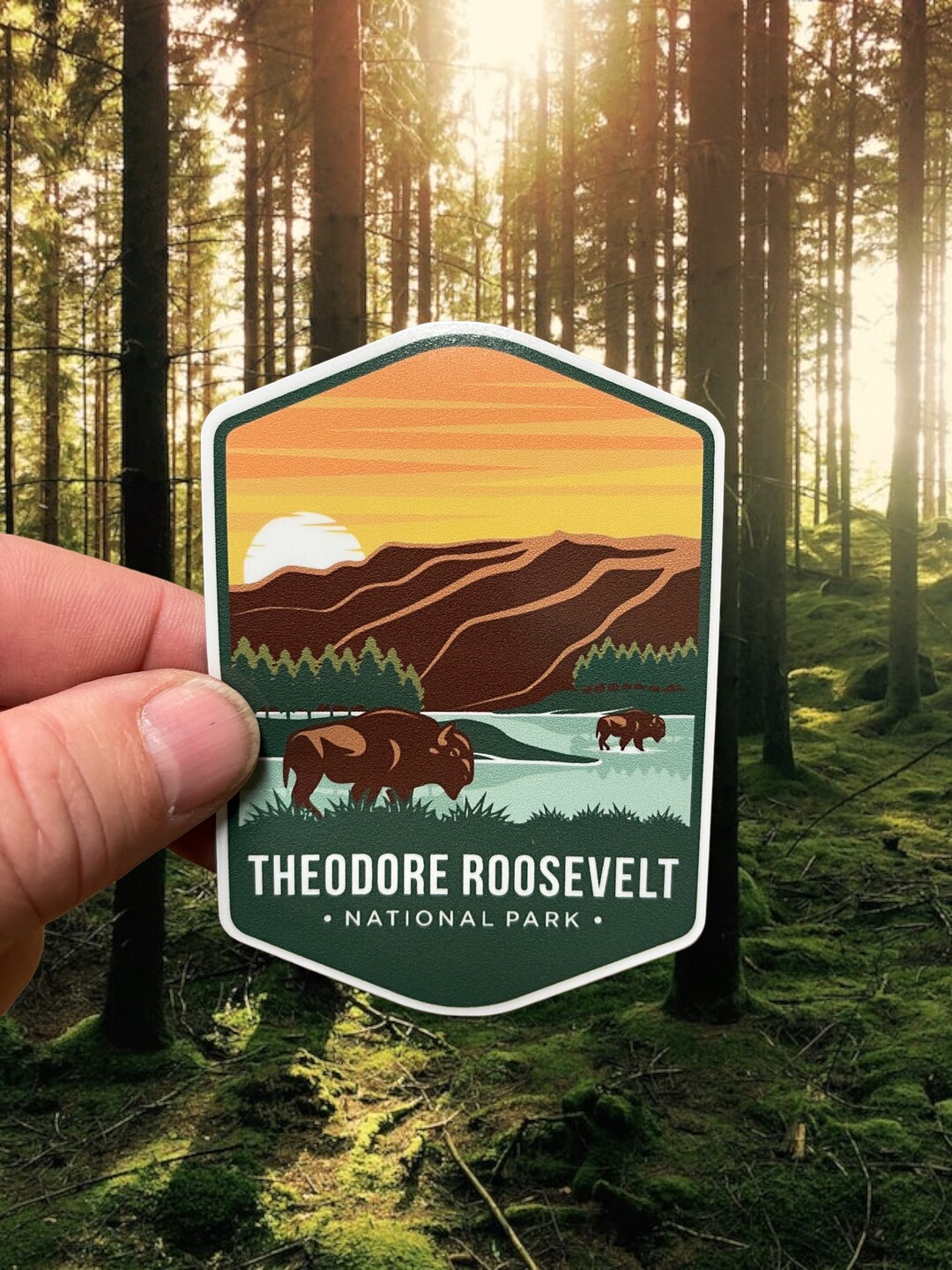 Theodore Roosevelt National Park - Vinyl Bumper Sticker #281 - Etsy