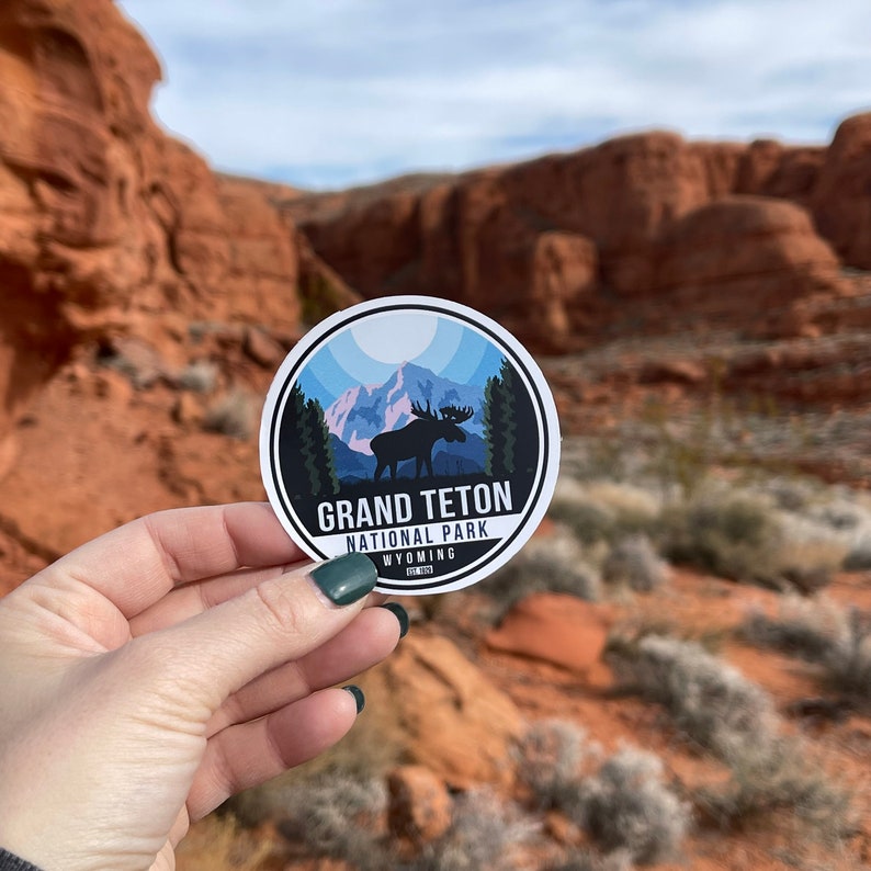 Grand Teton National Park Sticker Vinyl Sticker UV - Etsy