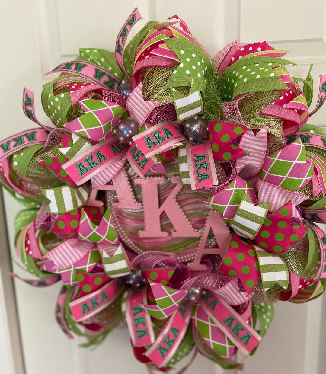 AKA Wreath - Etsy
