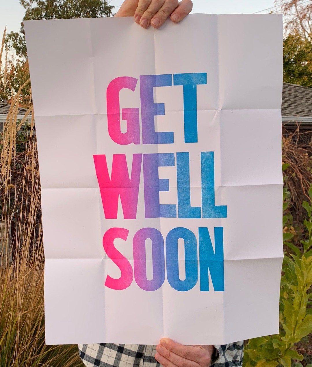 Get Well Soon Poster - Etsy