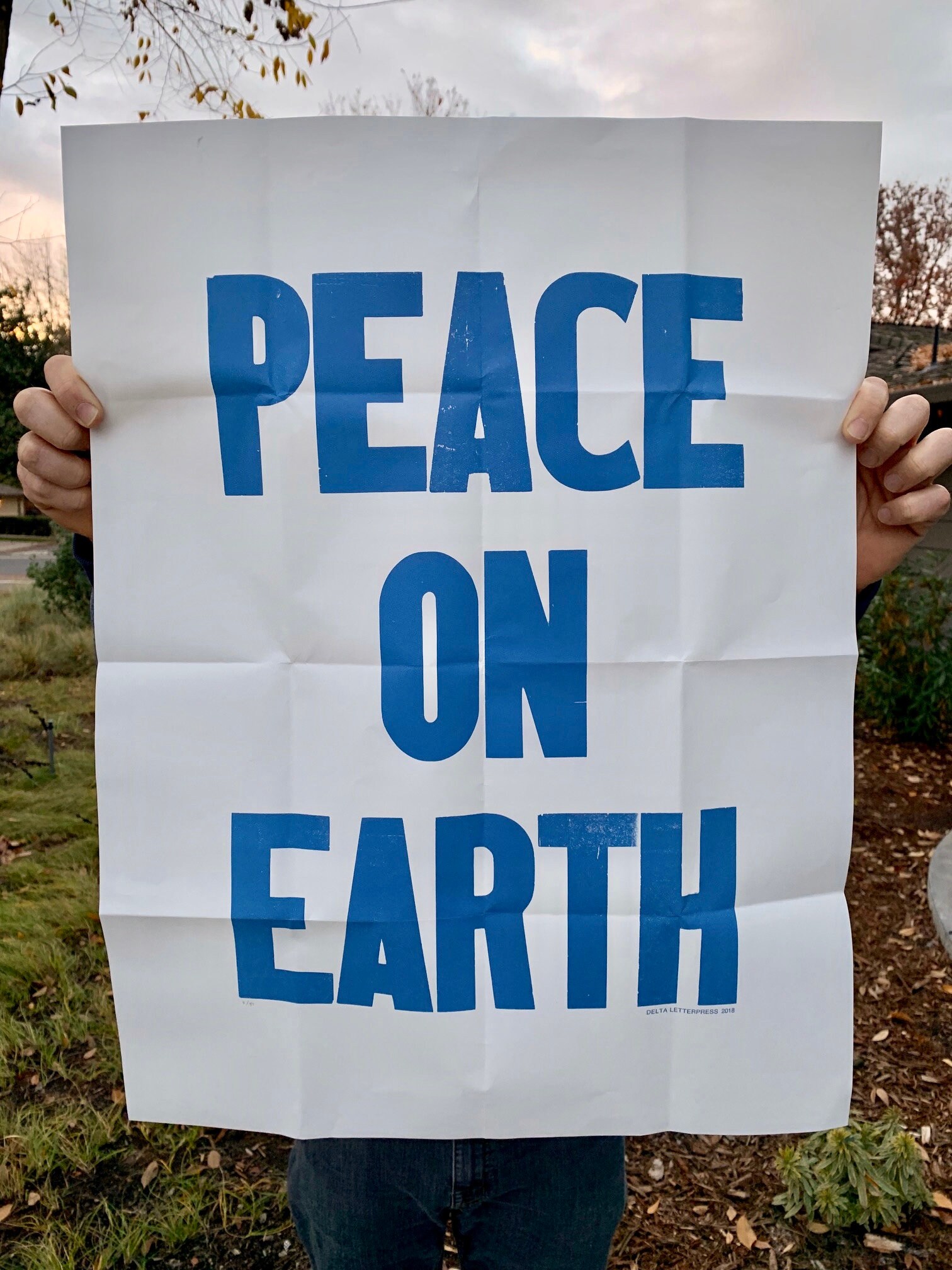 Peace on Earth Poster - Etsy