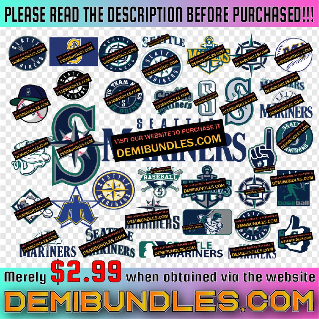 Seattle-mariners Baseball Team Svg, Seattle-mariners Svg, M L B Svg ...