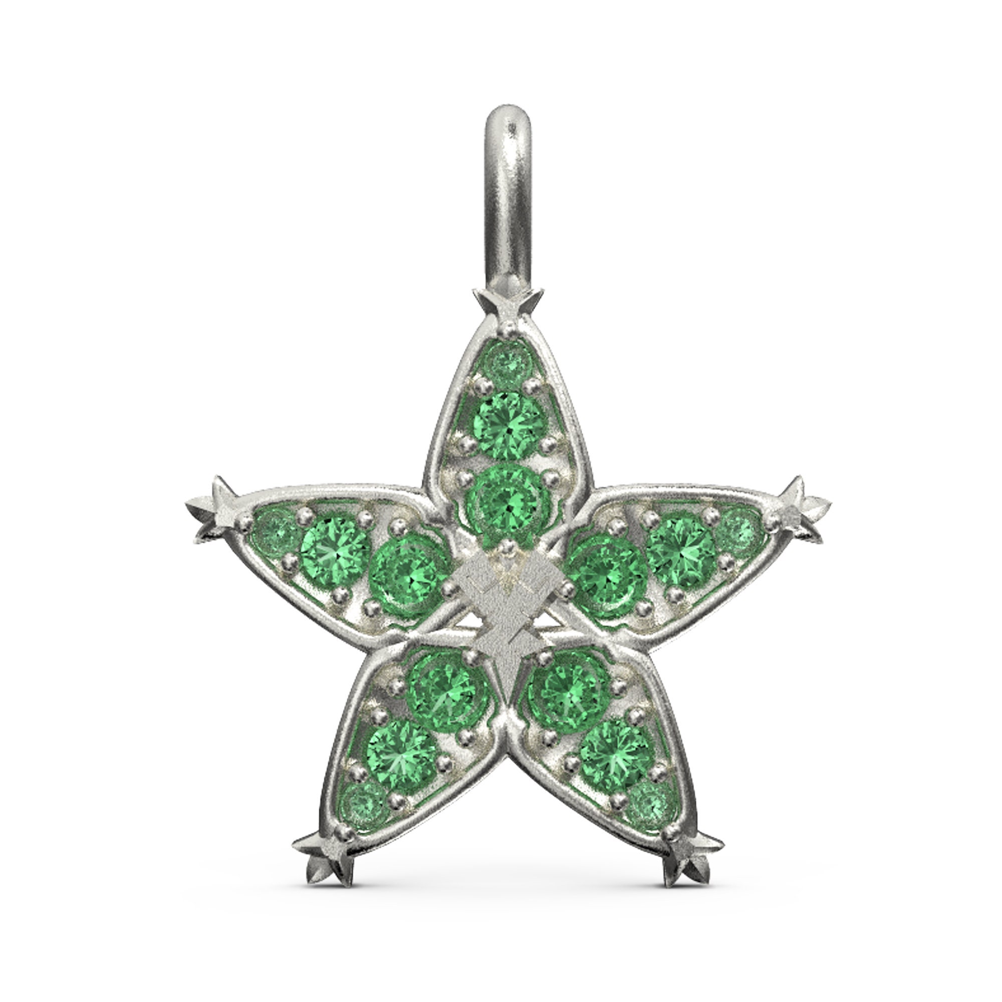 Collar Wayfinder Con Gema De Color En Plata 925 Cosplay Joyería Nerdy ...