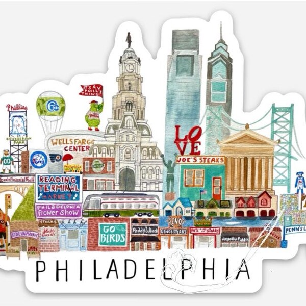 Philadelphia Phillies Sticker - Etsy