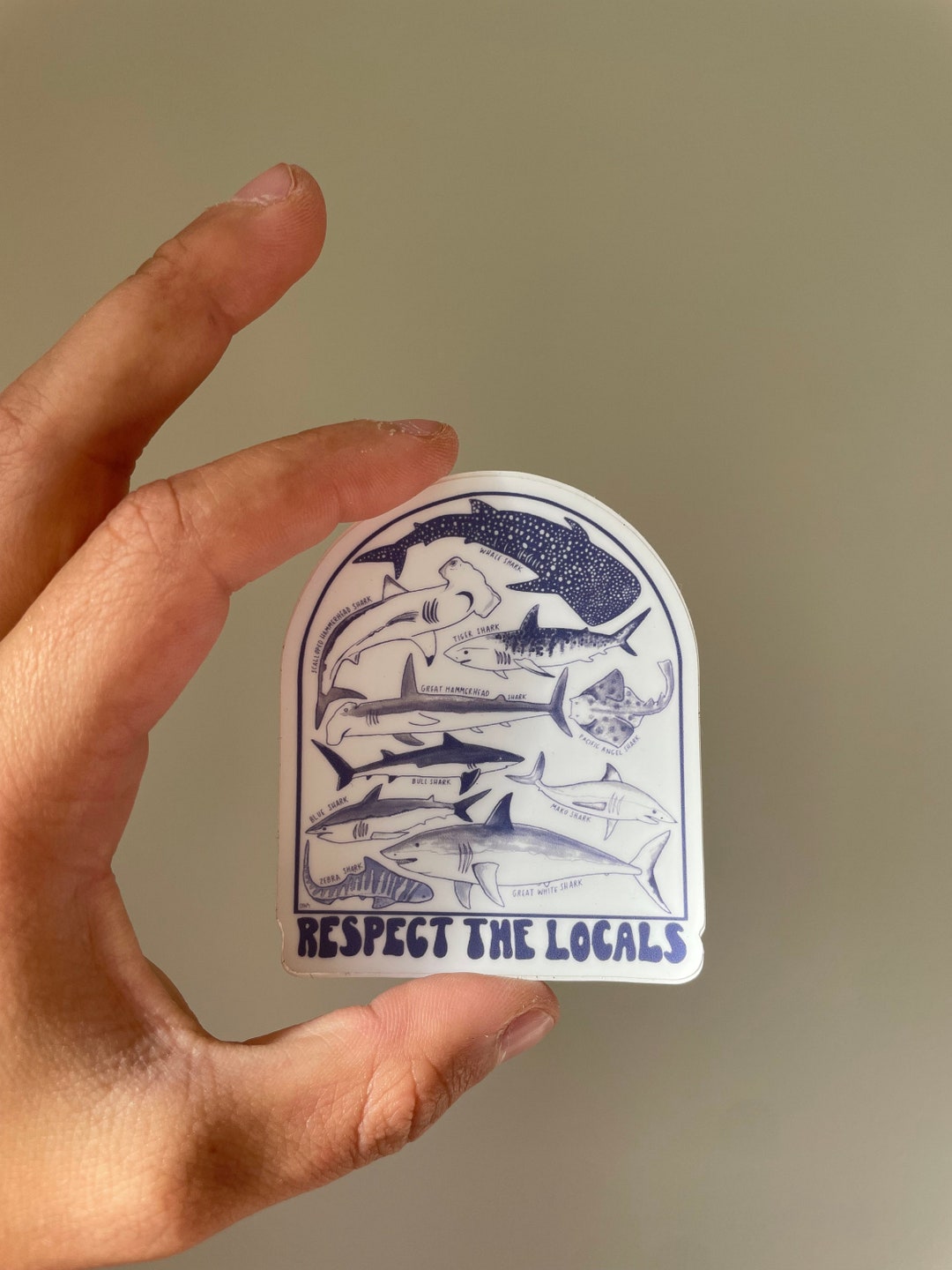 Respect the Locals Sticker - Etsy