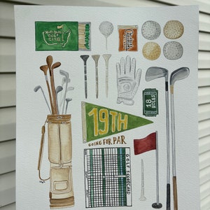 Golf 11x14 Print - Etsy