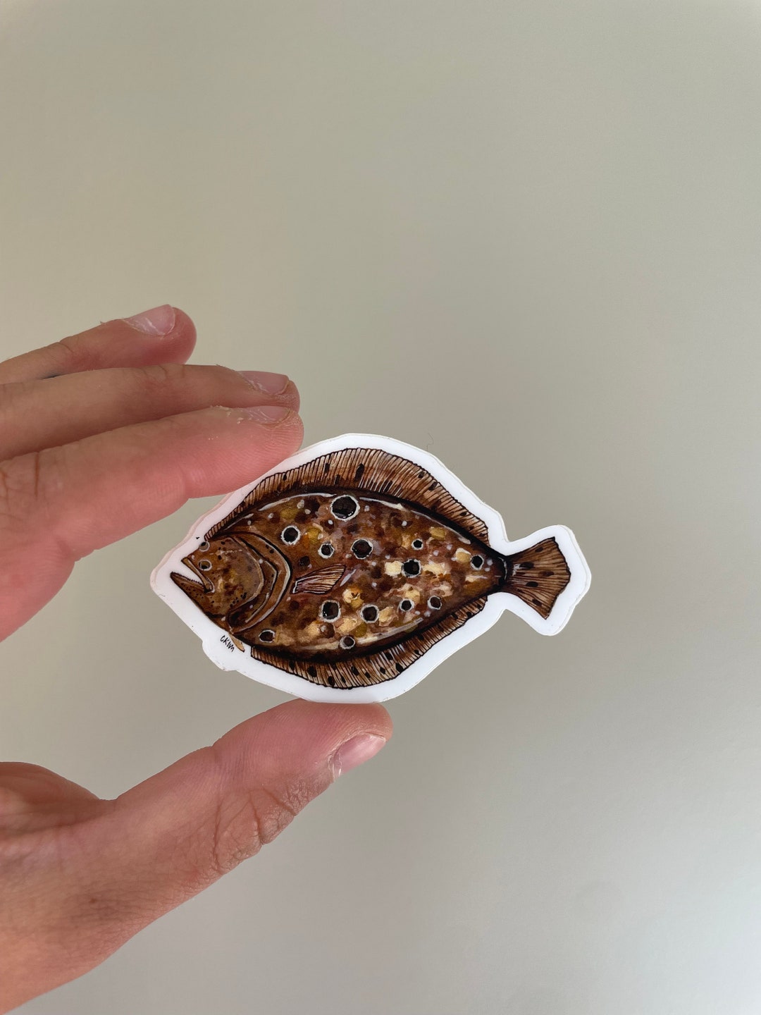 Flounder / Fluke Sticker - Etsy