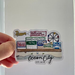 Ocean City Sticker - Etsy