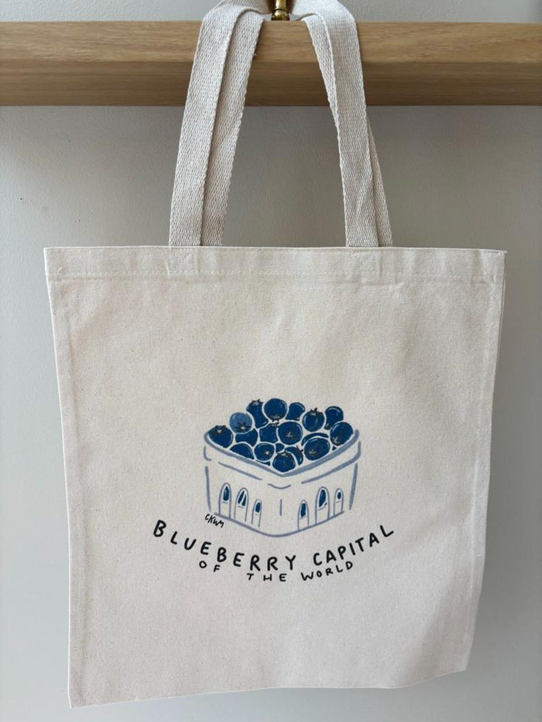 Blueberry Capital of the World Canvas Tote - Etsy