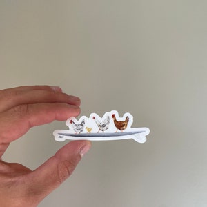 Surfing Chickens Sticker - Etsy