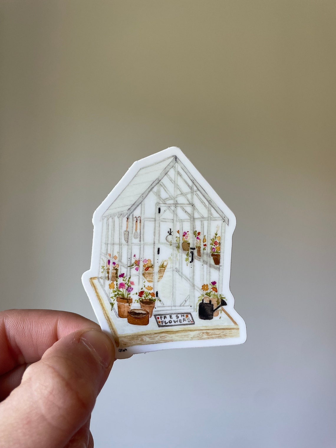 Market at Mckendimen Greenhouse Sticker - Etsy