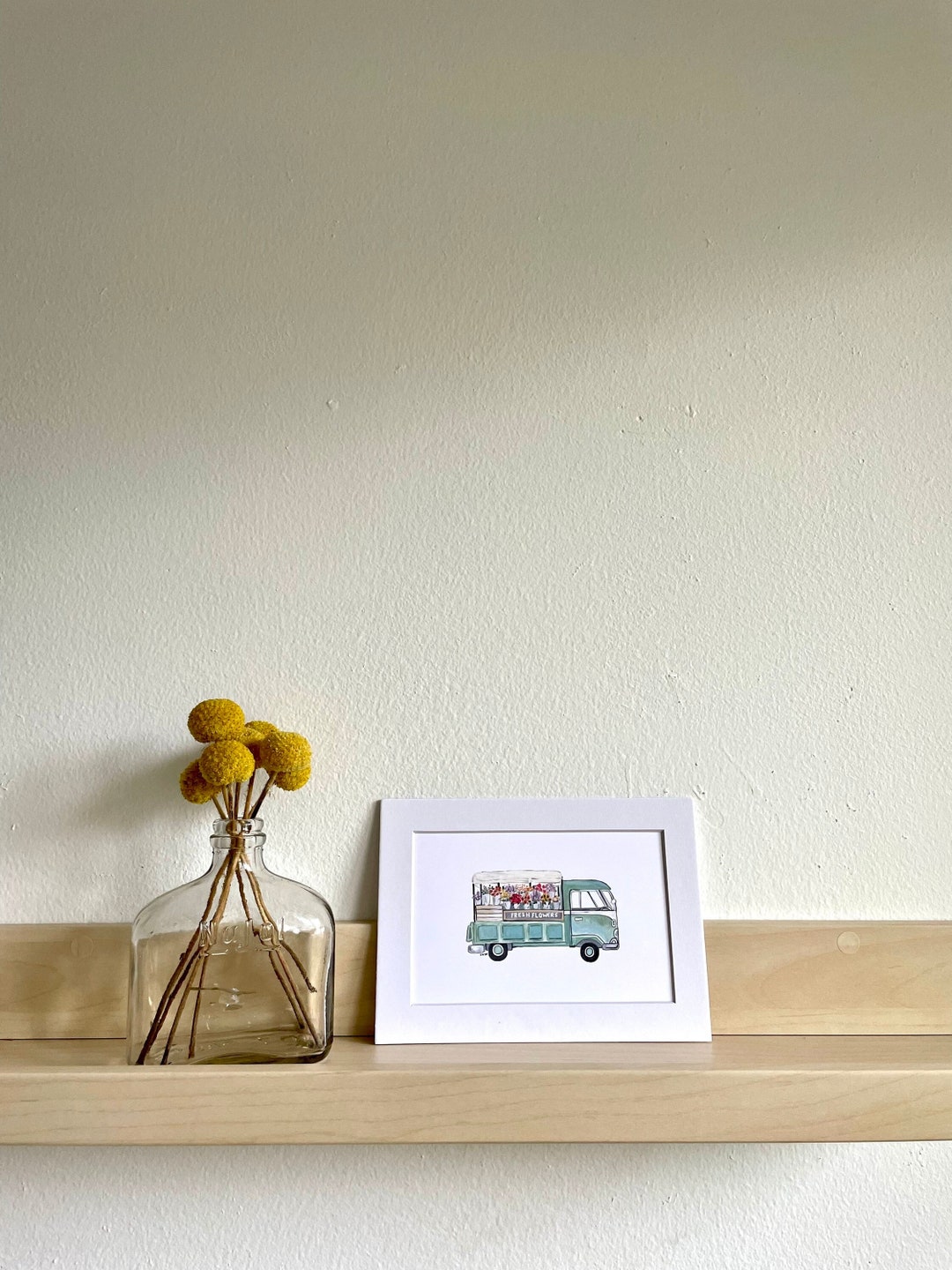 Flower Van 5x7 - Etsy