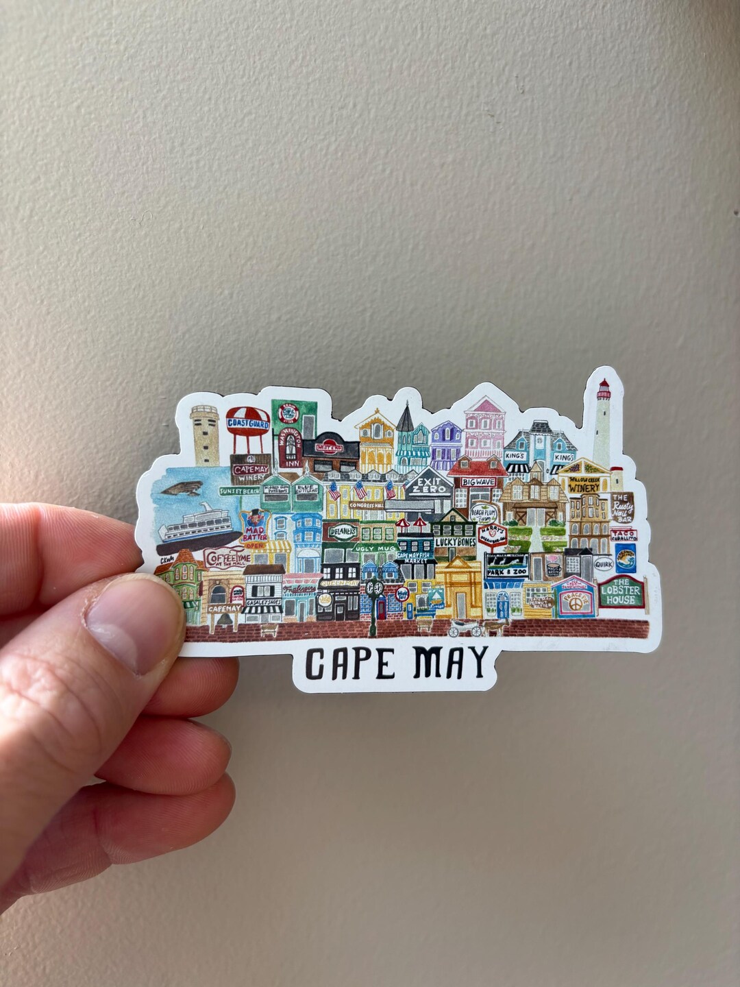Cape May Magnet - Etsy
