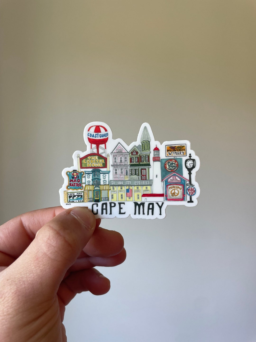 Cape May Sticker - Etsy
