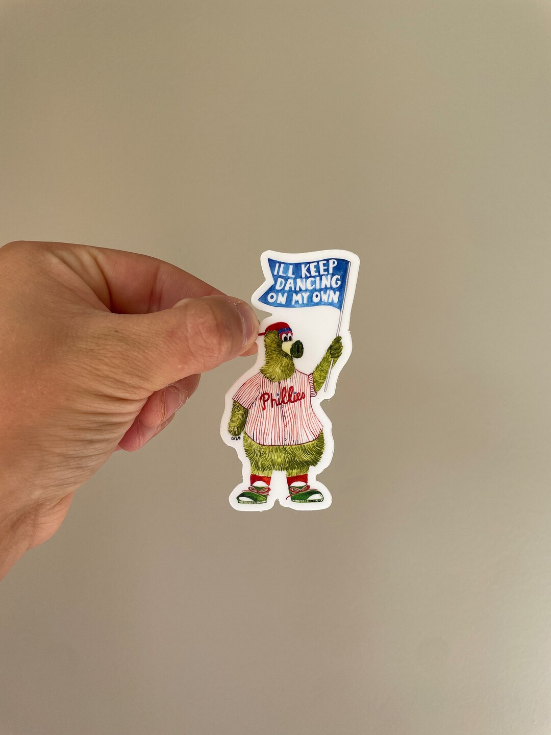 Phanatic Sticker, Hand-painted Waterproof Decal - Etsy