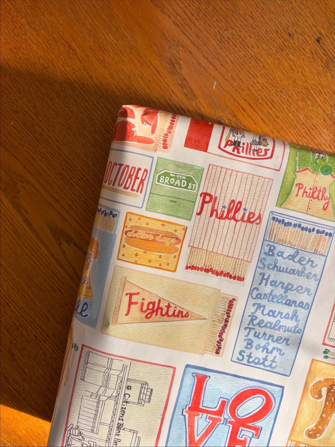 Phillies Matchbox Wrapping Paper - Etsy