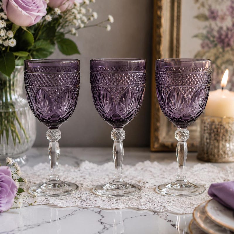 Antique French Goblet - Etsy