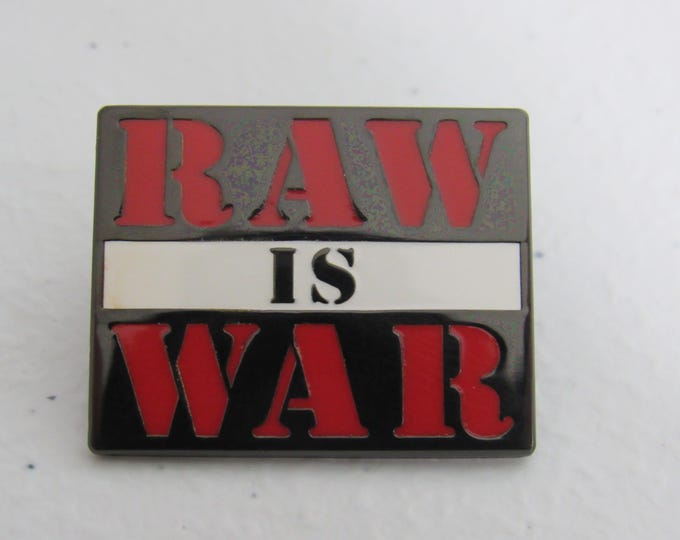 Retro WWE Raw is War Pro Wrestling Pin Brooch! - Etsy