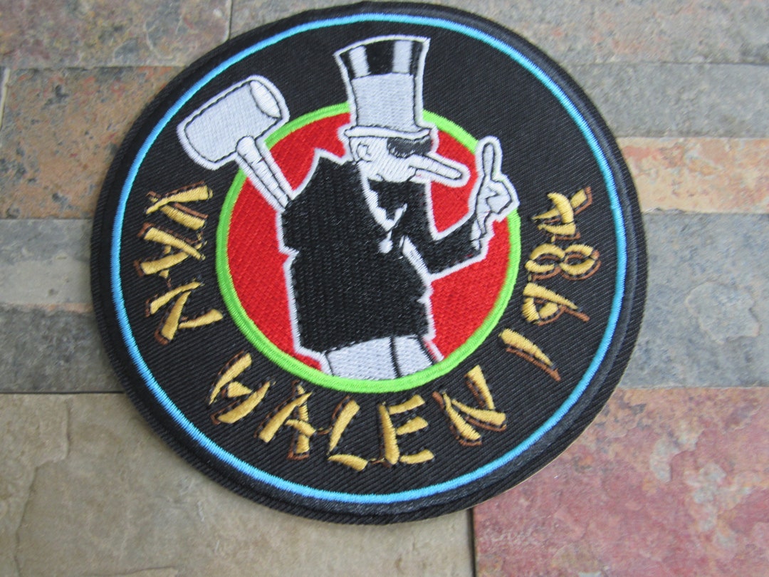 Retro 1984 Van Halen Album Cover Embroidered Iron on Patch - Etsy