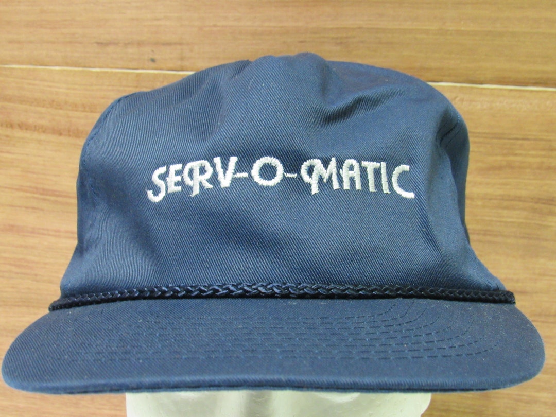 Vintage 90's Serv-o-matic Vending Machine Company Snap Back Trucker Hat ...