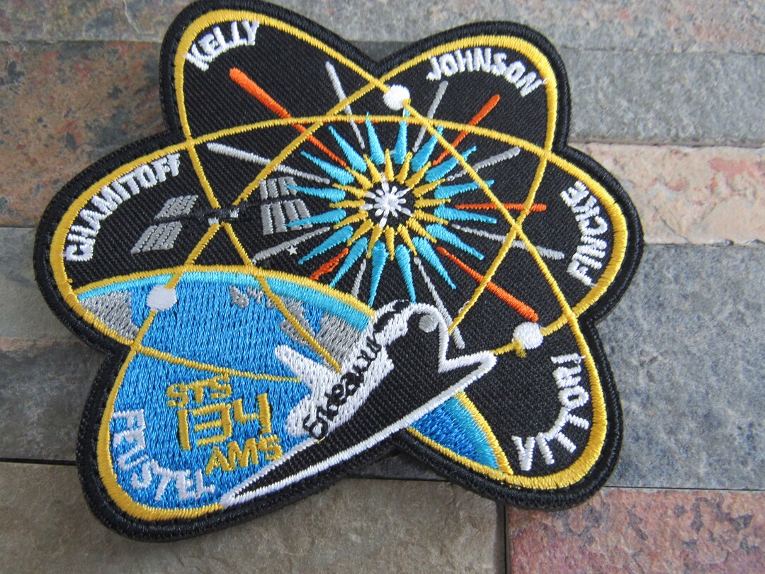 Nasa Endeavor STS 135 AMS Space Mission Shuttle Embroidered Patch! - Etsy