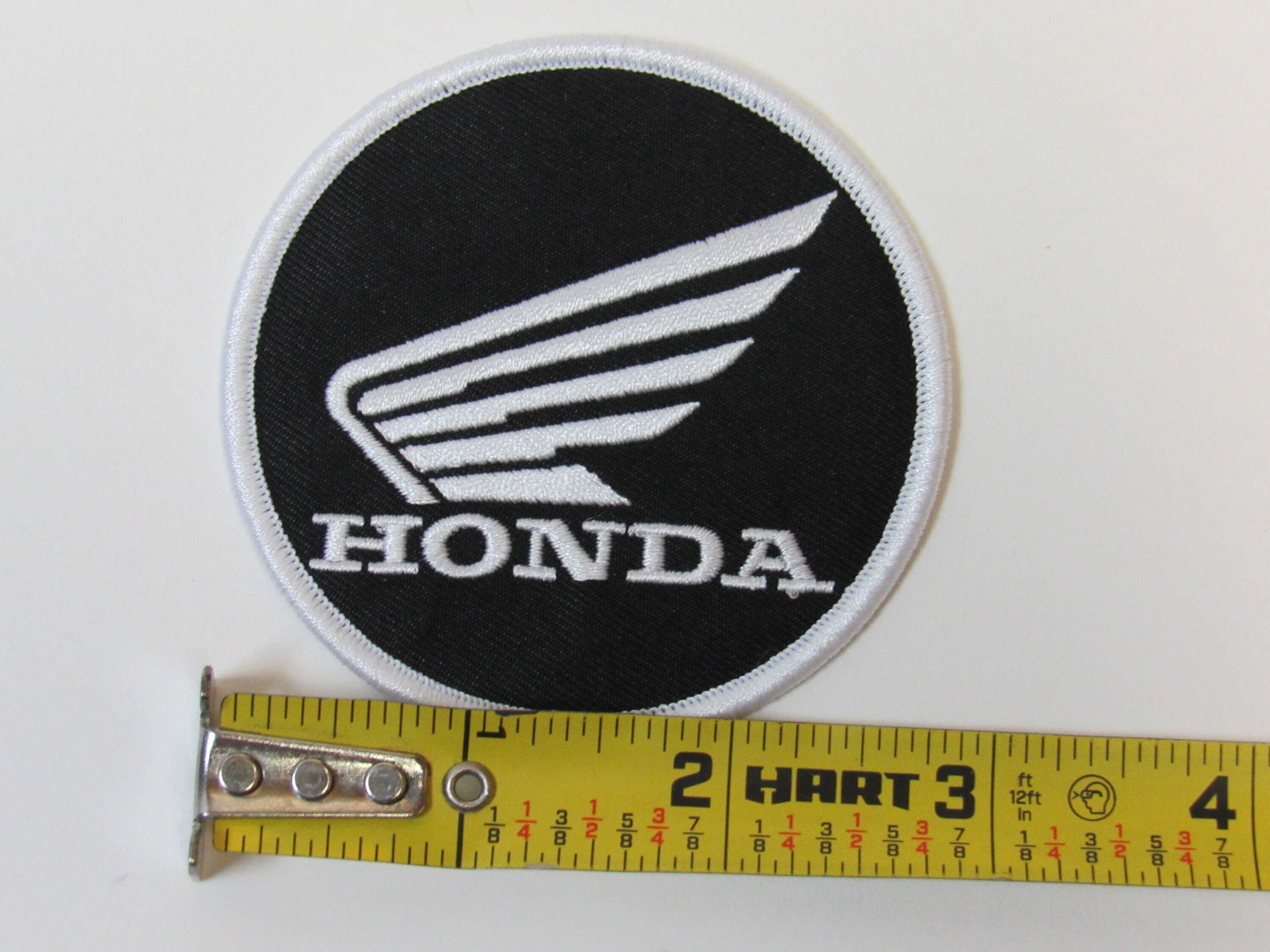 Retro Honda Black and White Iron on Vehicle Wing Patch - Etsy