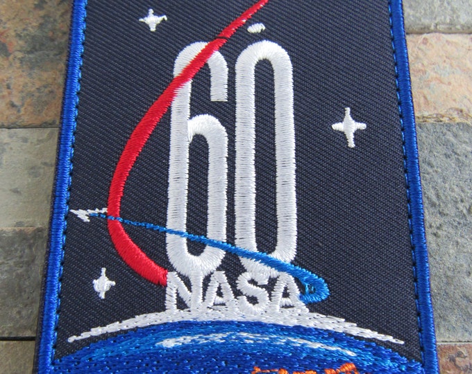 Nasa 60 Years of Space Missions Astronaut Embroidered Patch! - Etsy