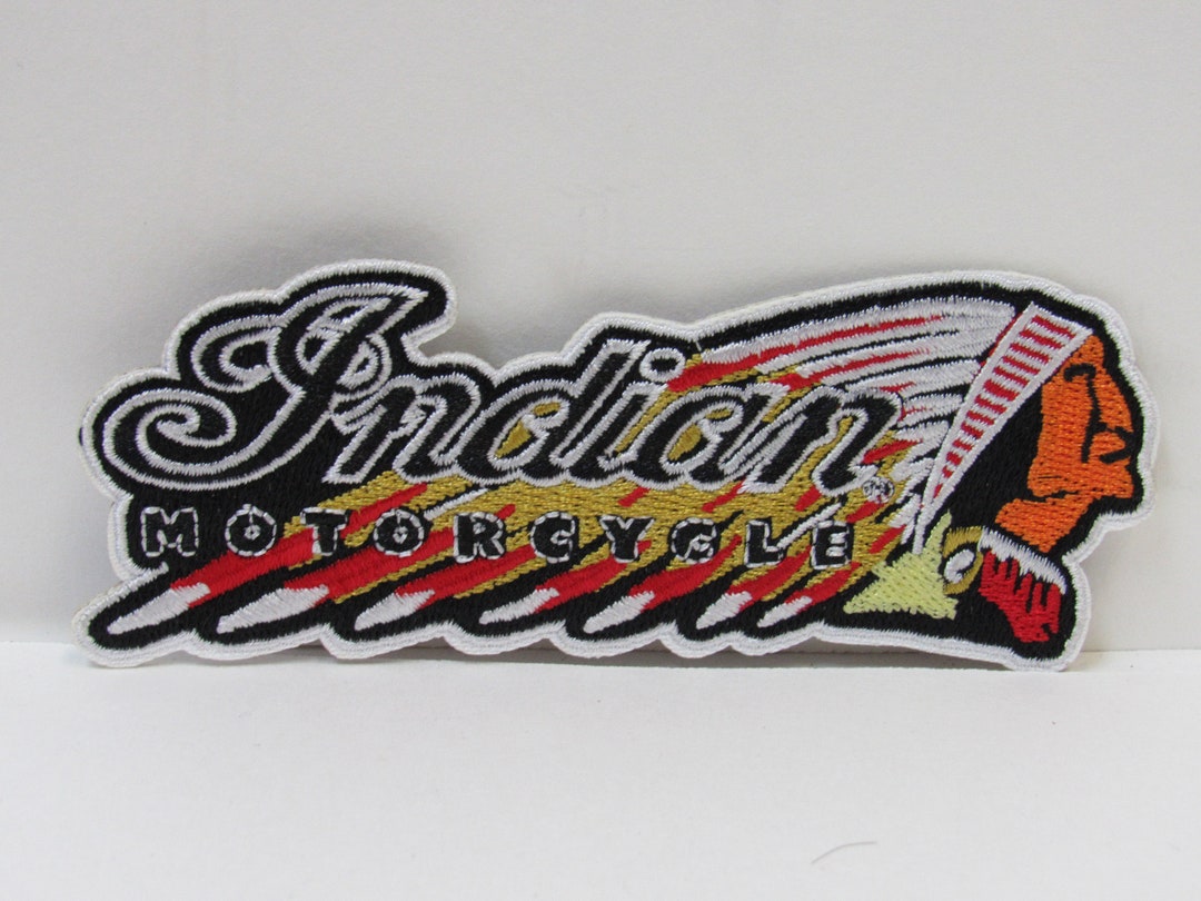 Retro Indian Motorcycle Native Chief Scout Iron on Biker Patch New! - Etsy