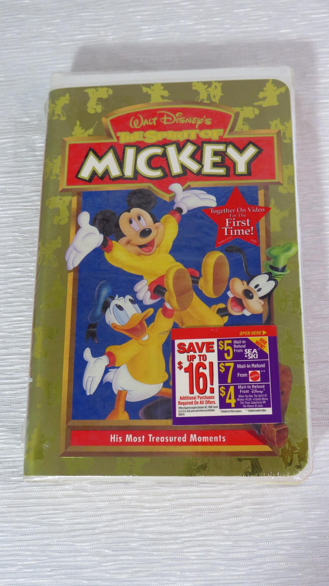 Vintage Disney VHS Tape the Spirit of Mickey New Sealed 90's - Etsy UK