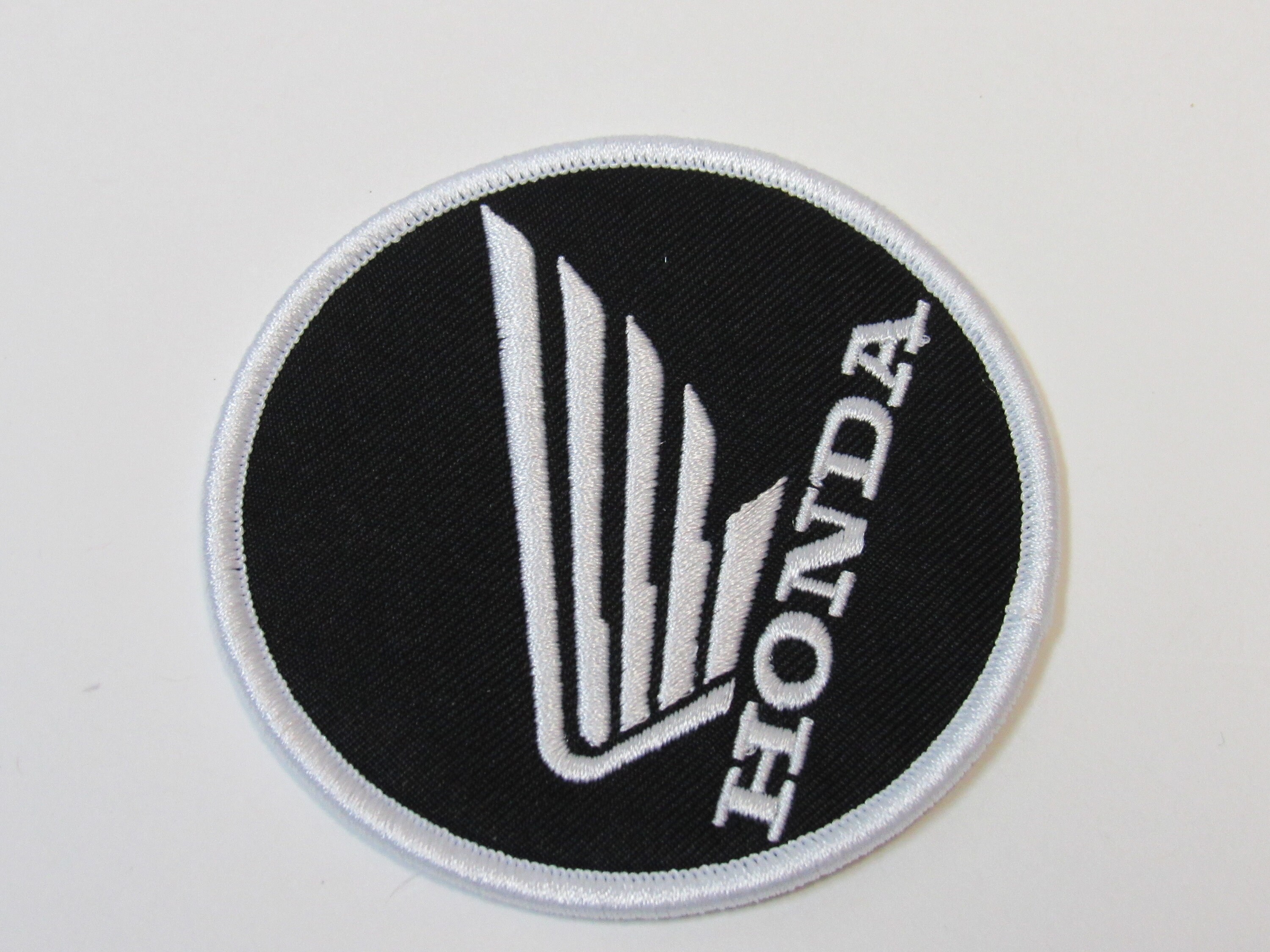 Retro Honda Black and White Iron on Vehicle Wing Patch - Etsy