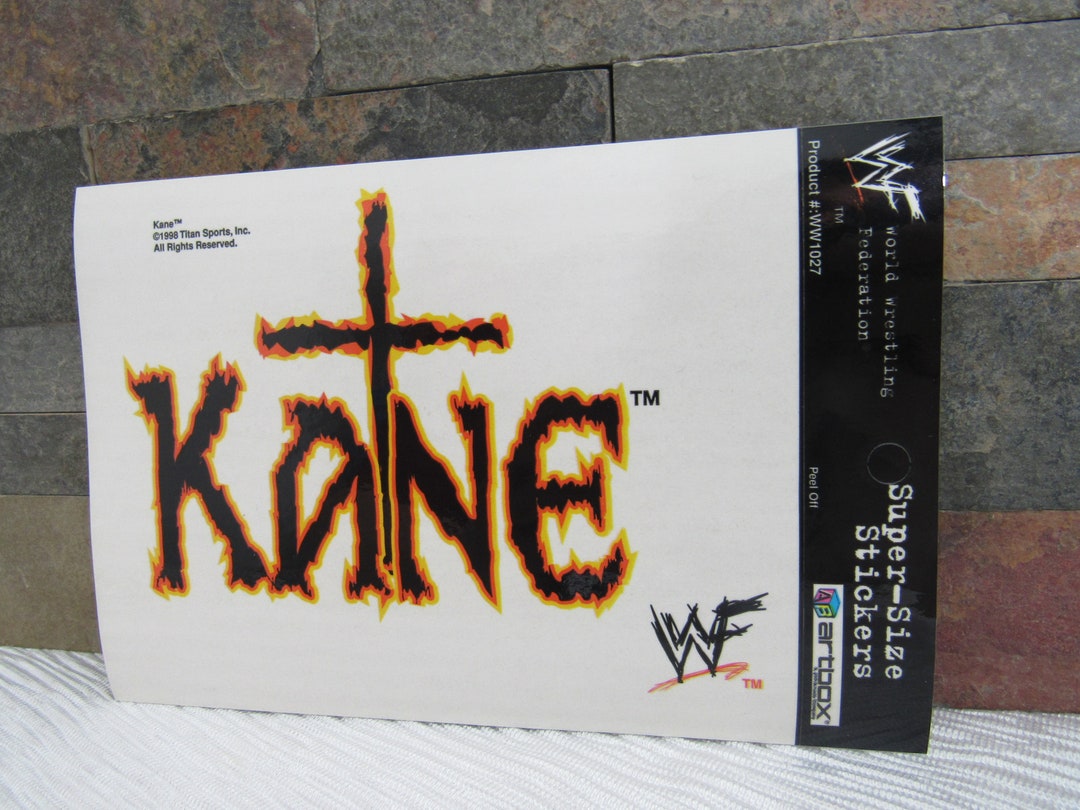 WWF Attitude Era 90's Kaine Pro Wrestling Sticker Decal! - Etsy