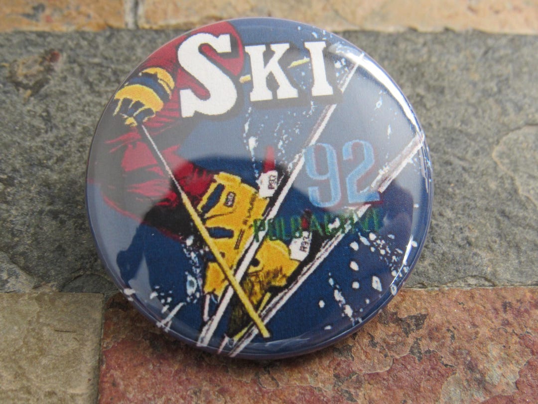 1992 Polo Ralph Lauren Ski Active Brooch Pin! - Etsy