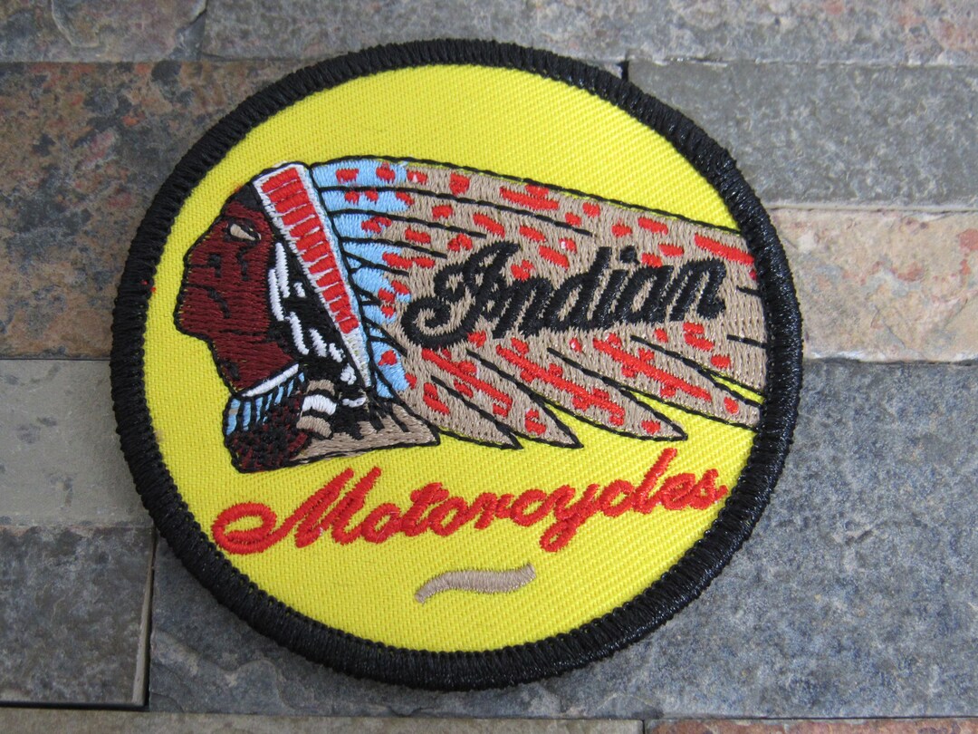 Retro Indian Motorcycles Chief Scout Embroidered Iron on Patch! - Etsy